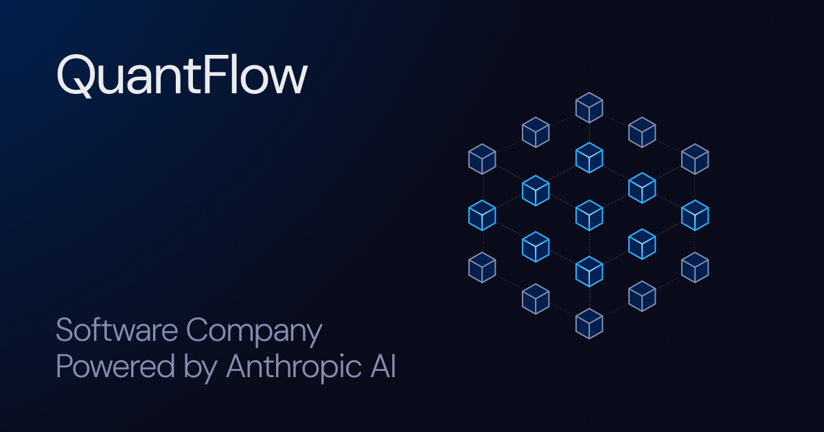 QuantFlow - Software Studio Powered by Anthropic AI